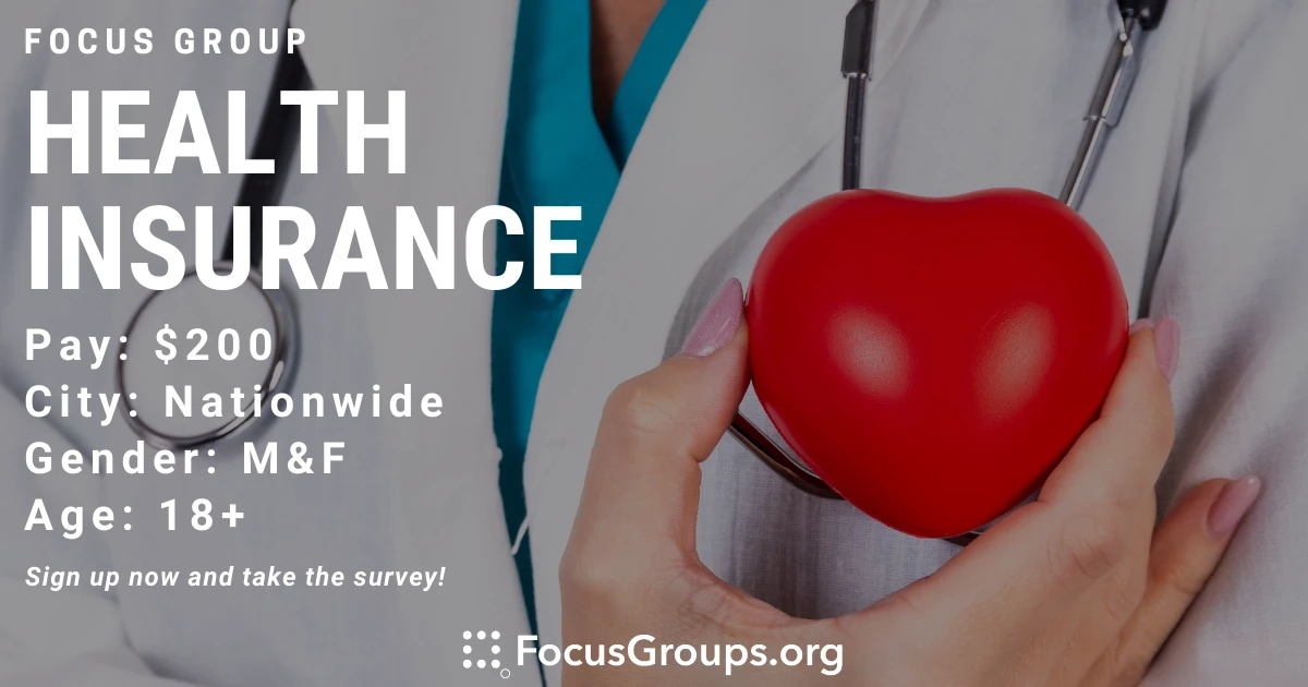 Focus Group for USPS Employees on Health Insurance - FocusGroups.org