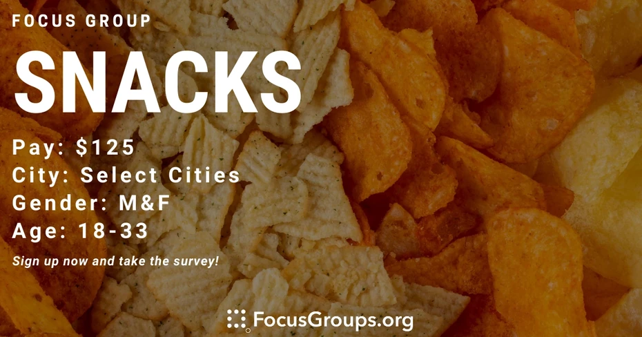 Focus Group on Snacks - FocusGroups.org