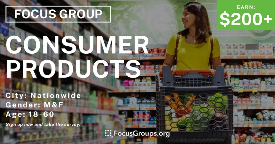 Focus Group on Consumer Products - FocusGroups.org
