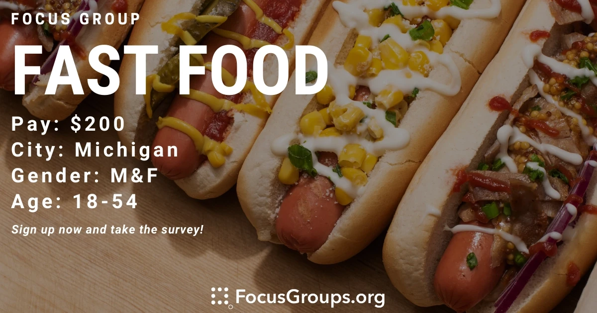 Focus Group on Fast Food in Michigan - FocusGroups.org