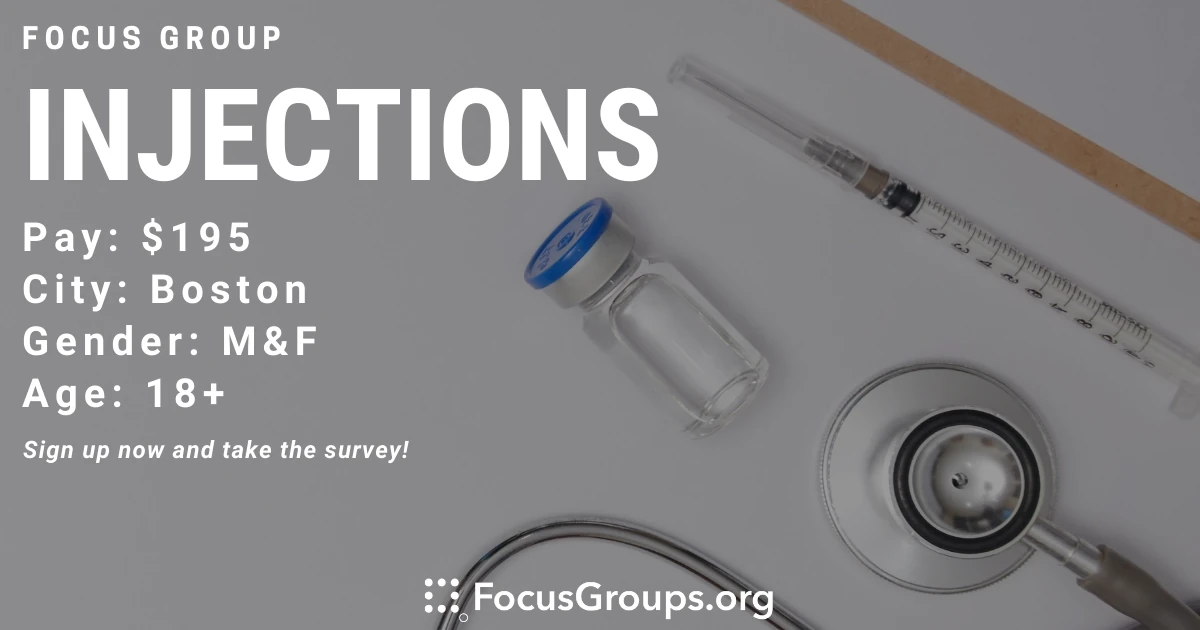 Focus Group for Parents/Guardians of Hemophilia Patients on injections ...
