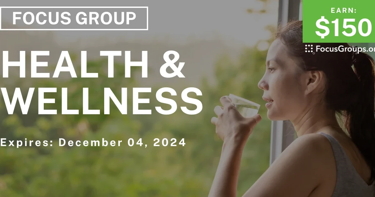 Focus Group on Health & Wellness - FocusGroups.org