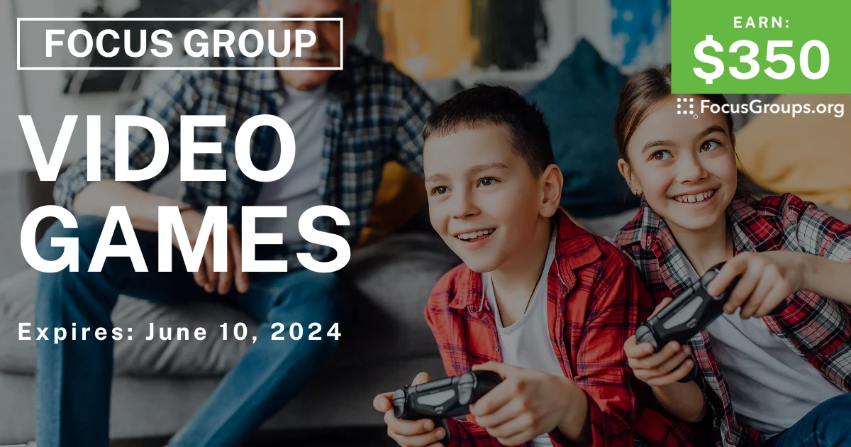 Focus Group for Parents on Video Games - FocusGroups.org