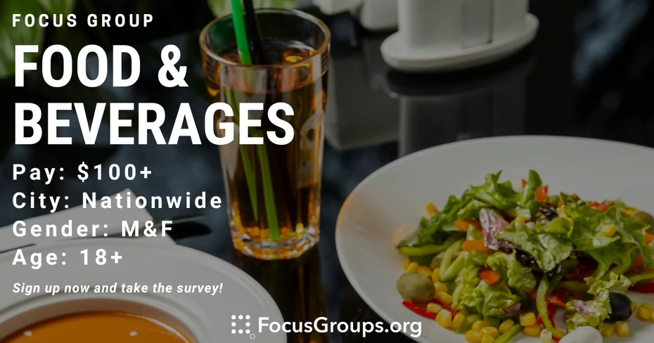 Focus Group on Food & Beverages - FocusGroups.org