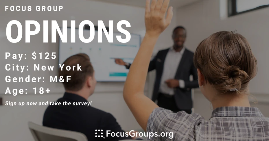Focus Group on Opinions in New York - FocusGroups.org