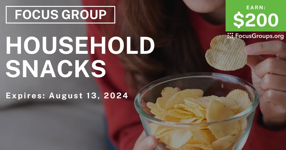 Focus Group on Household Snacks - FocusGroups.org