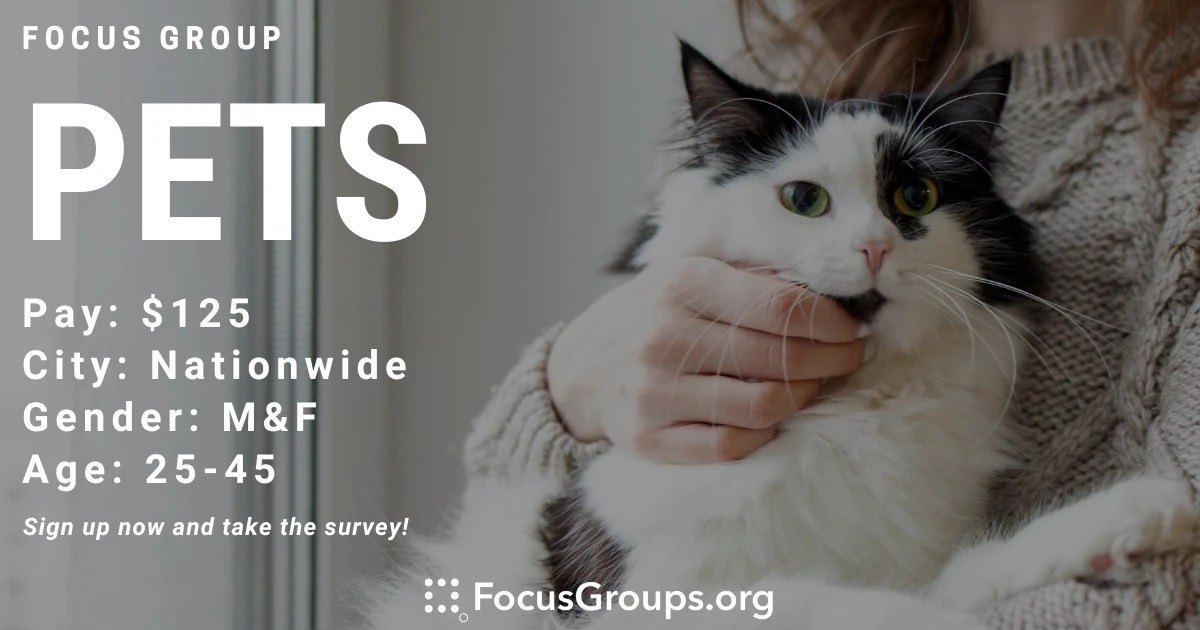 Focus Group on Pets - FocusGroups.org