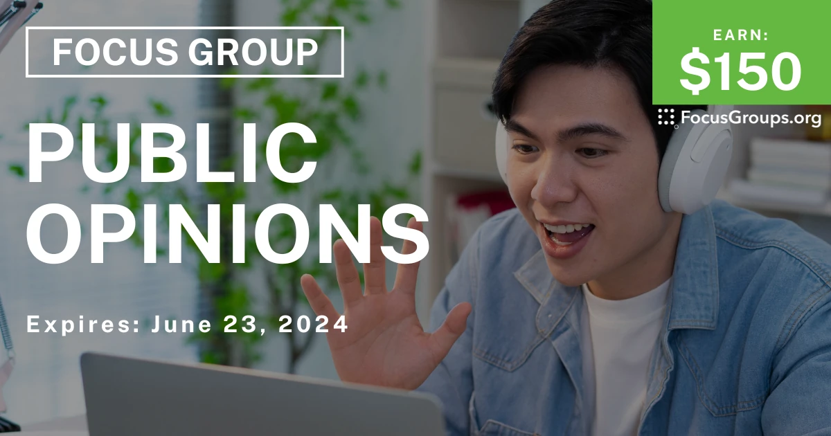 Focus Group on Public Opinions - FocusGroups.org